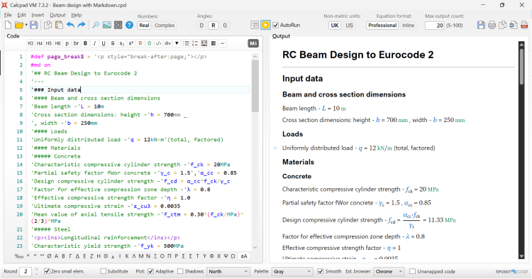 Calcpad – Engineering calculations for Cloud and Desktop